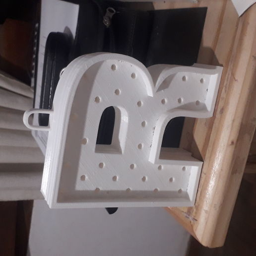 Download 3D printer templates LED LETTER R ・ Cults